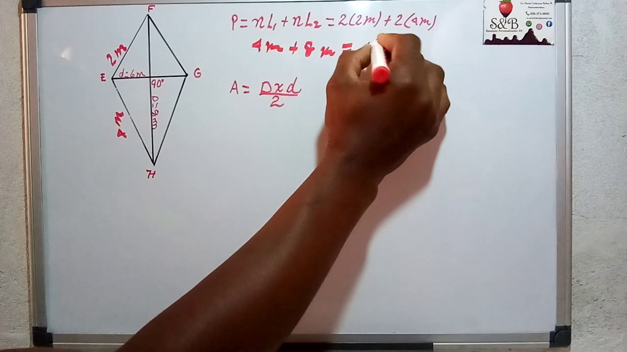Perímetro y área de un trapezoide simétrico. - YouTube