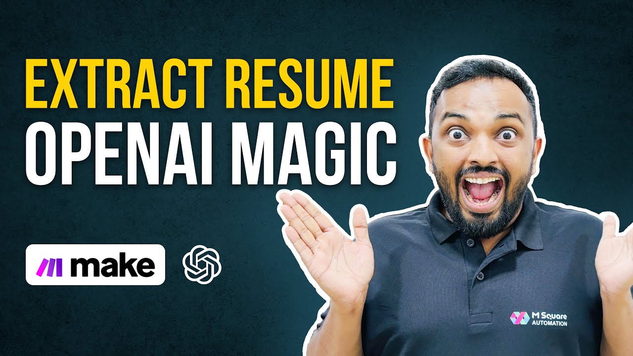 How to Extract Resume Details to CRM? | OpenAI Magic - YouTube