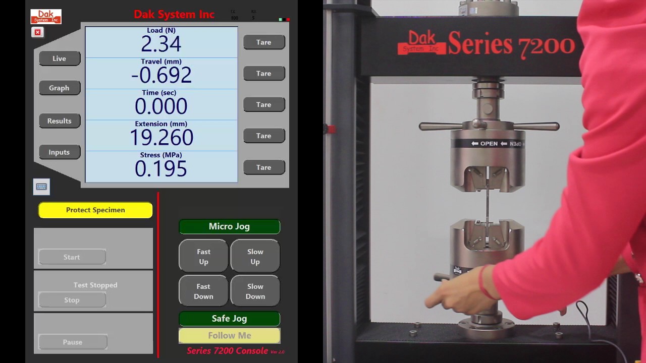 Universal Testing Machine | Features & Accessories | Dak System Inc ...