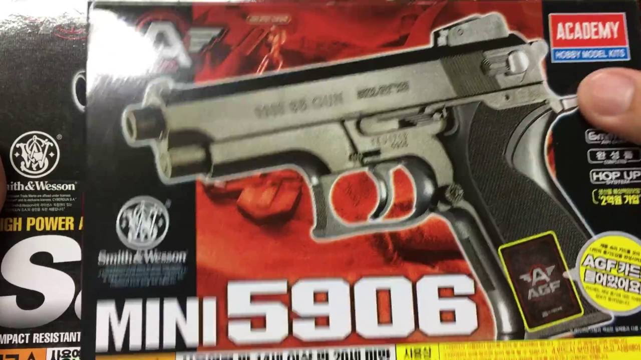 [황스TV] 아카데미 미니M5906 BB GUN AIRSOF - YouTube