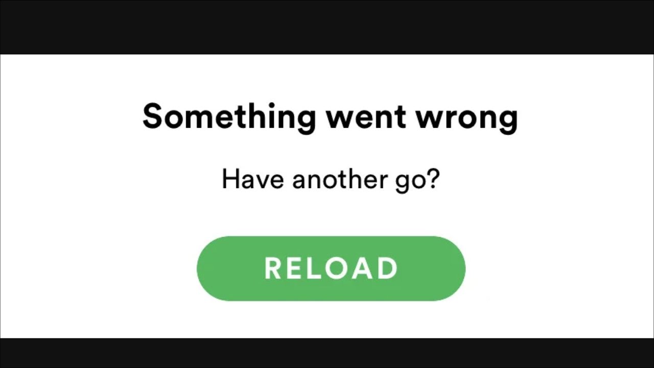 Spotify Something Went Wrong - Have Another Go - Fix - YouTube