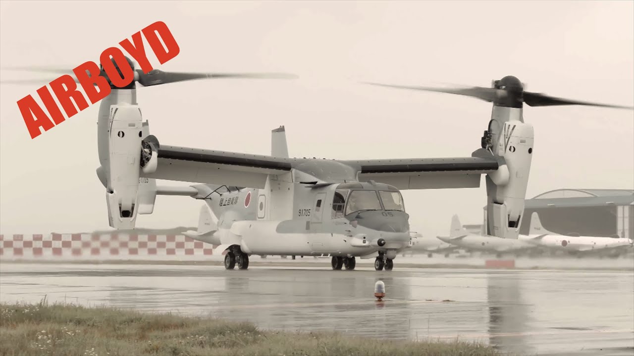 V-22 Osprey Delivery To Japan Self Defense Force - YouTube
