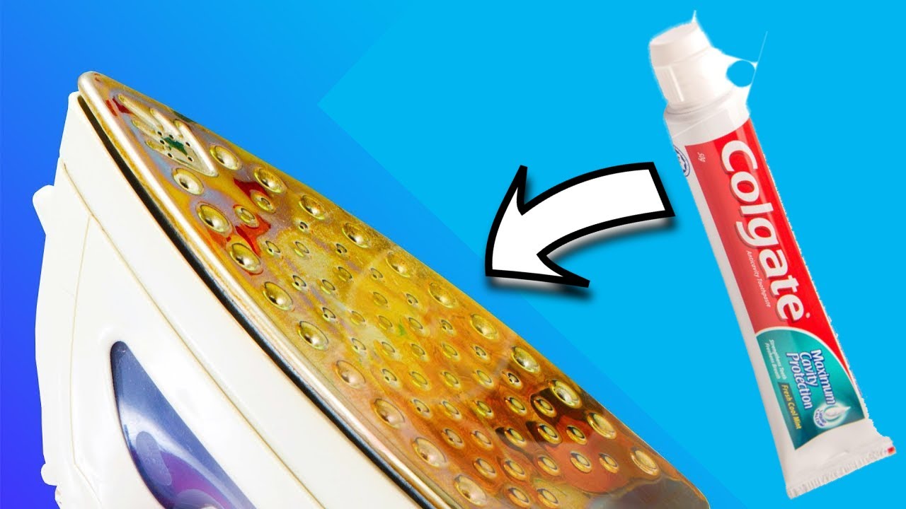 How To Clean iron Save Time and Money / 5 Minute Crafts DIY - YouTube
