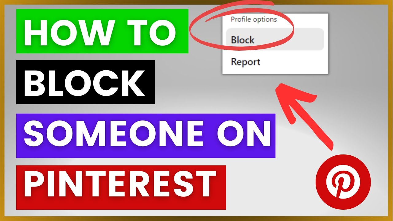 How To Block Someone On Pinterest? [in 2025] - YouTube