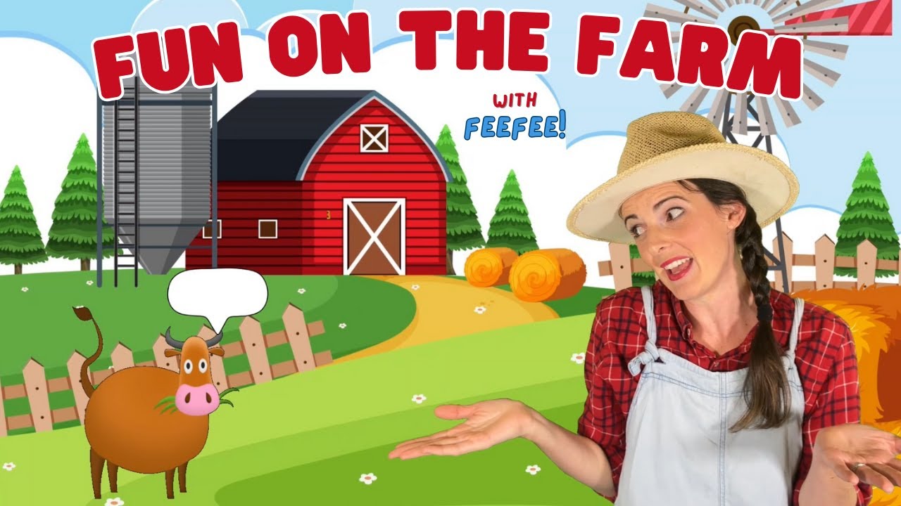 Fun on the Farm | Farm Animals | Educational Videos for Kids - YouTube