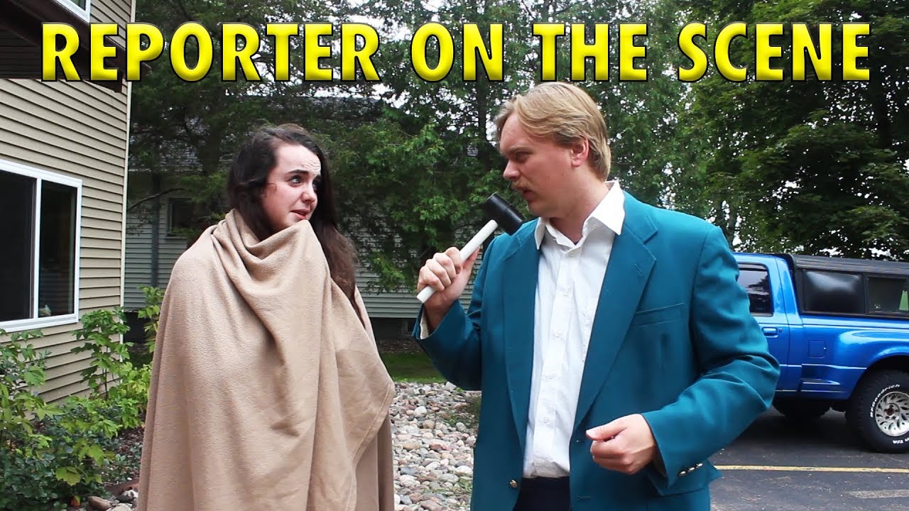 News Reporters After A Disaster - YouTube