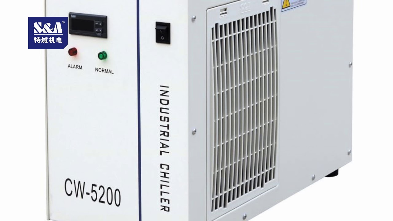 S&A Industrial Air Cooled Water Chiller CW-5200 is Applicable to Cool ...