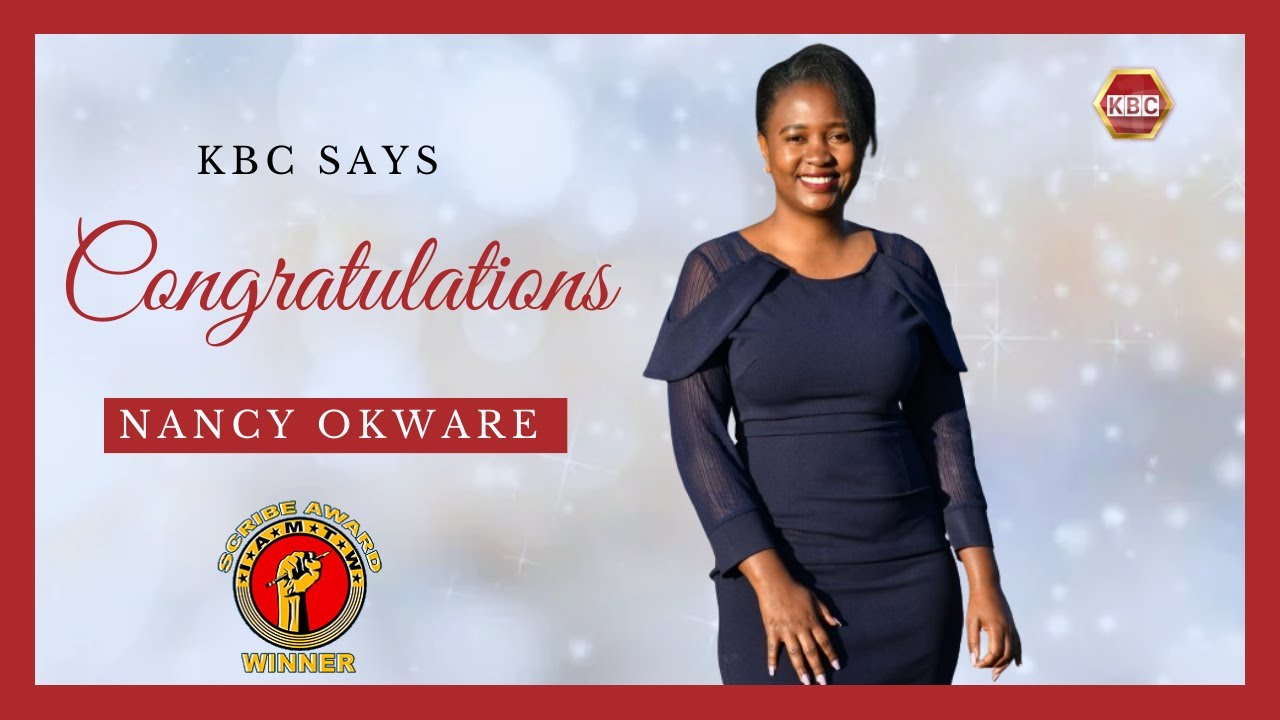 Scribe of the Year 2023 Award I KBC's Nancy Okware feted - YouTube