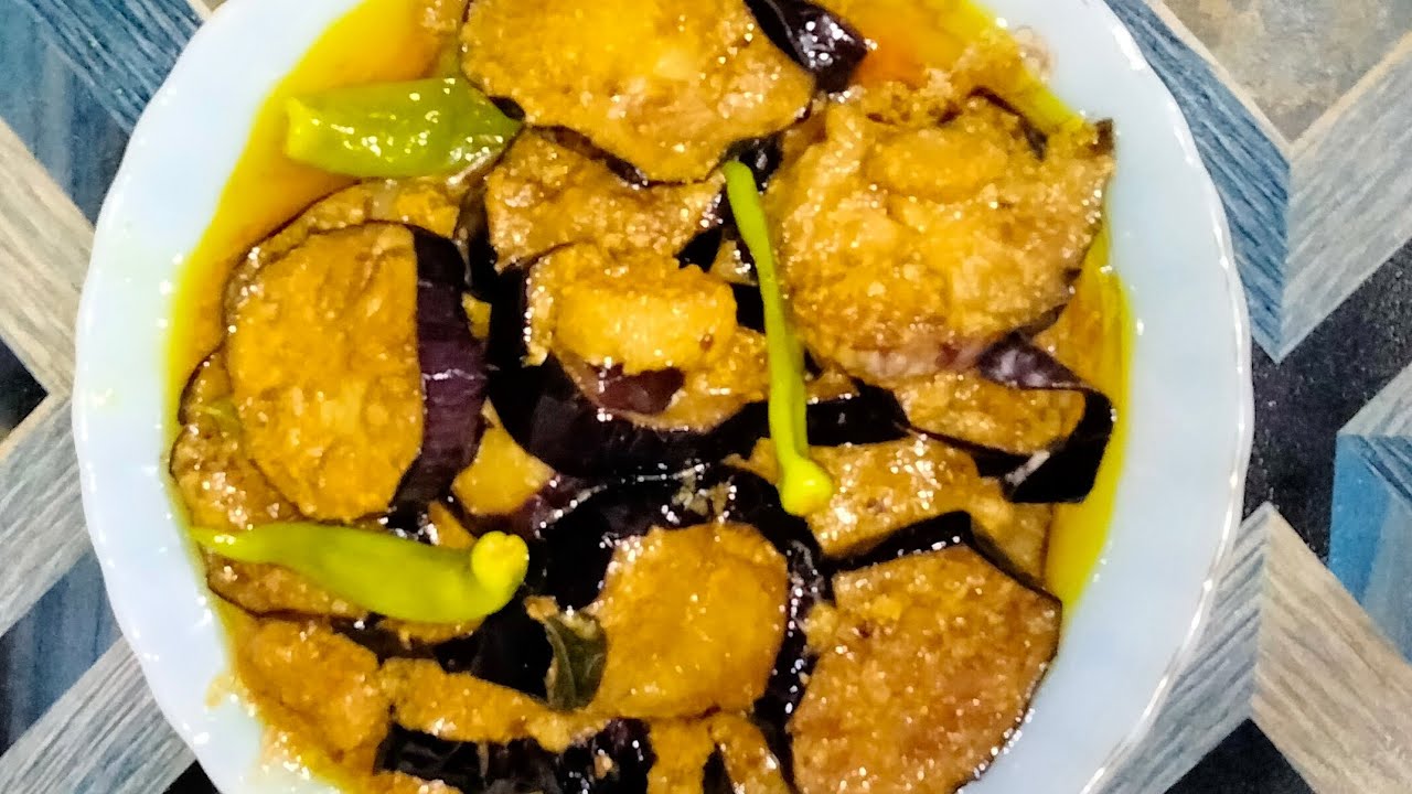 How to make a fry baigun , simple and delicious recipe of fry baigun by ...