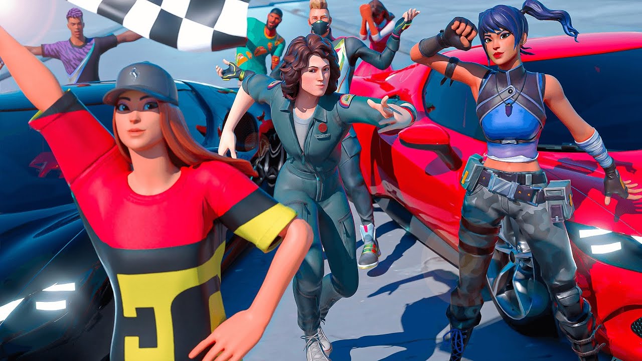 Fortnite Roleplay THE STREET RACE! (FORTNITE FERRARI!) EP 2 (A Fortnite ...