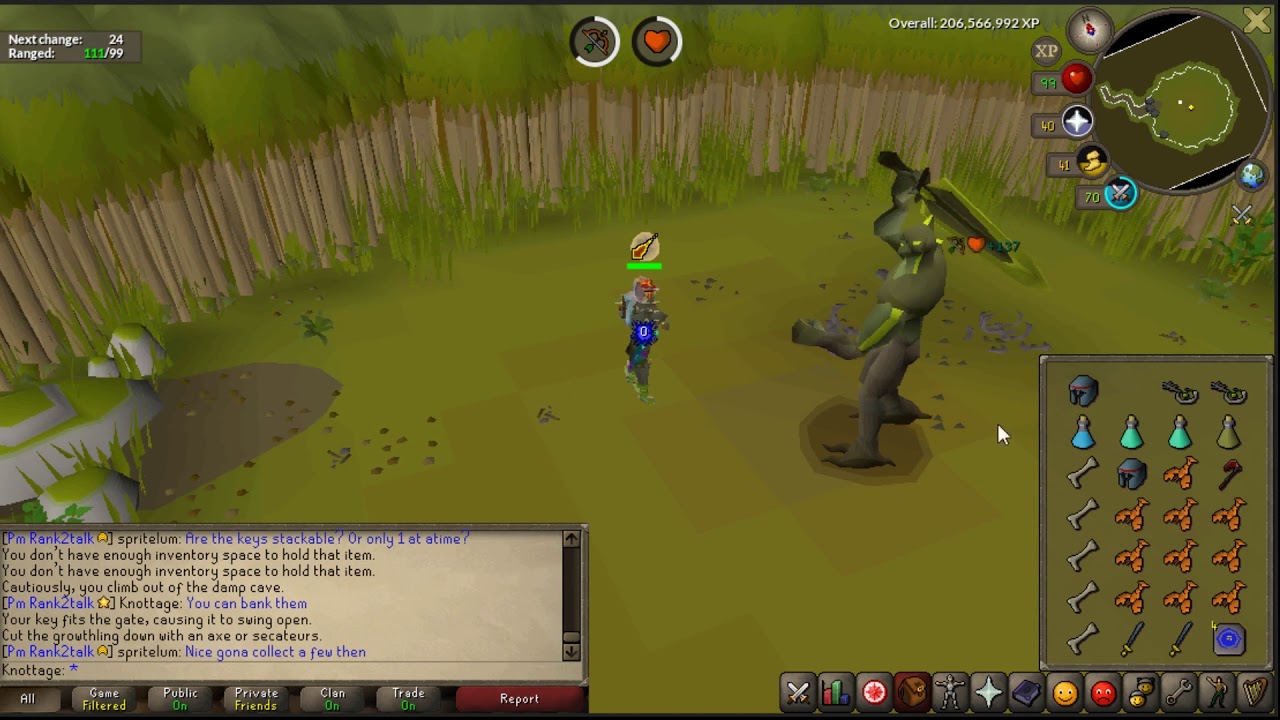 Loot from 5 Moss Giant Bosses - YouTube