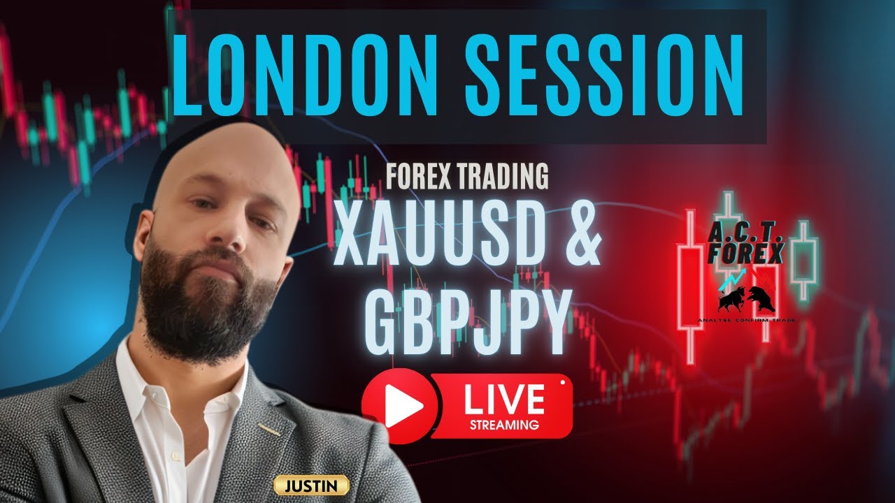 LIVE FOREX TRADING - XAUUSD GOLD & GBPJPY - SCALPING PIPS - RED FOLDER ...