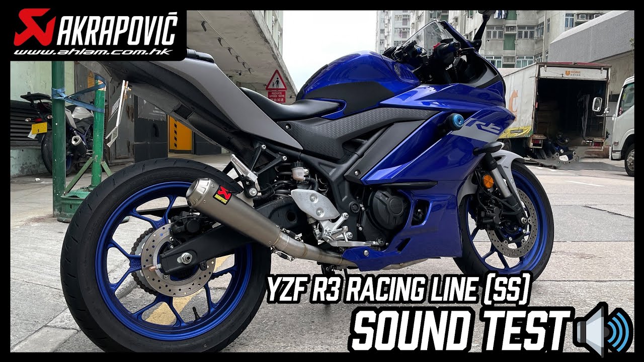 Akrapovic YZF-R3 Racing Line (GP Style) - YouTube
