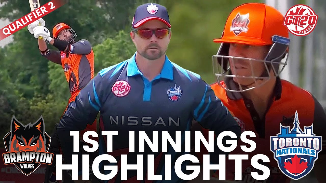 1st Innings Highlights | Brampton Wolves vs Toronto Nationals | Match ...