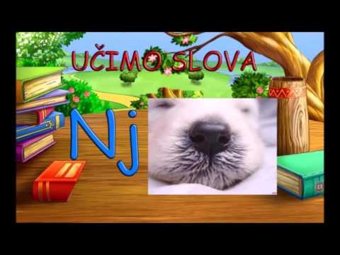 Učimo slova slova za djecu abeceda - YouTube