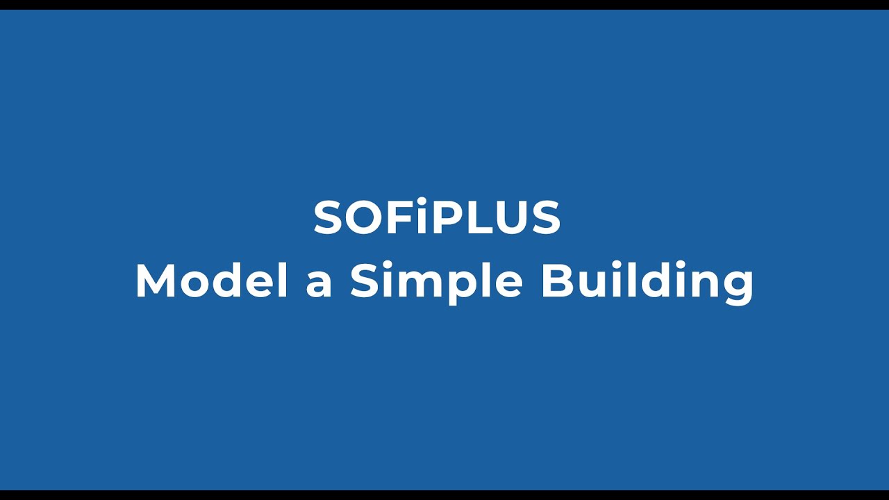 The graphical SOFiSTiK user interface SOFiPLUS for Autodesk AutoCAD ...