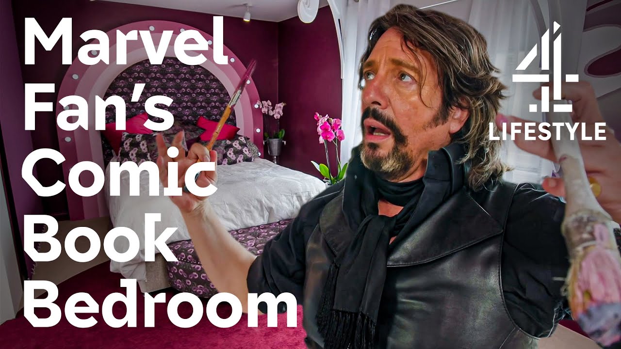 Comic Book Inspired Bedroom Design | Changing Rooms with Dulux - YouTube