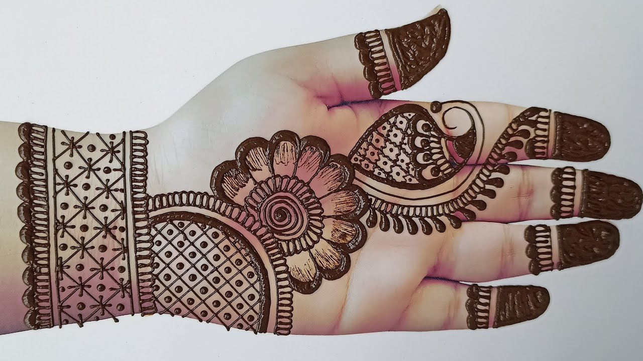 New front hand mehandi design| hathon ki mehandi| hatheli mehandi ...