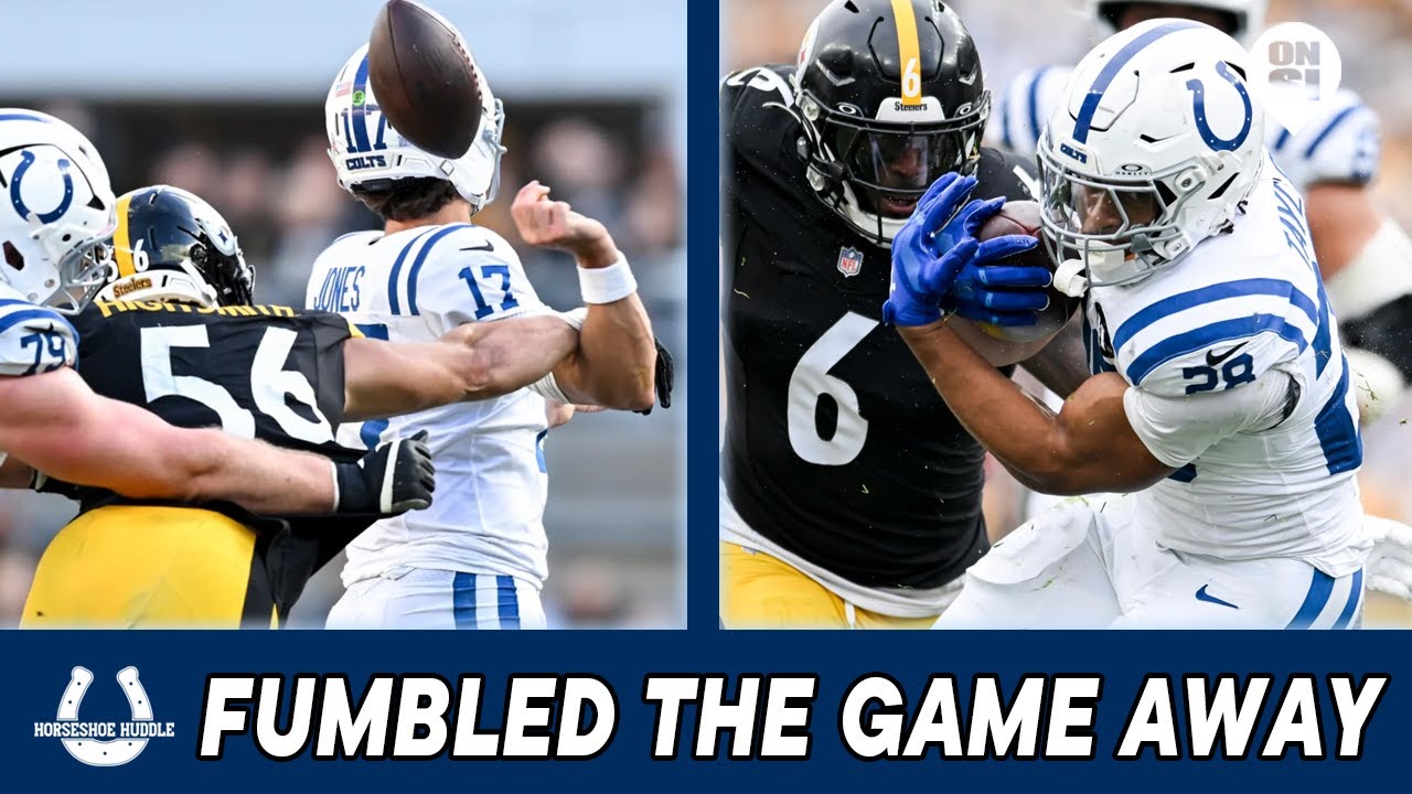 Indianapolis Colts Hand Game Over To Steelers Again & Again | Horseshoe ...