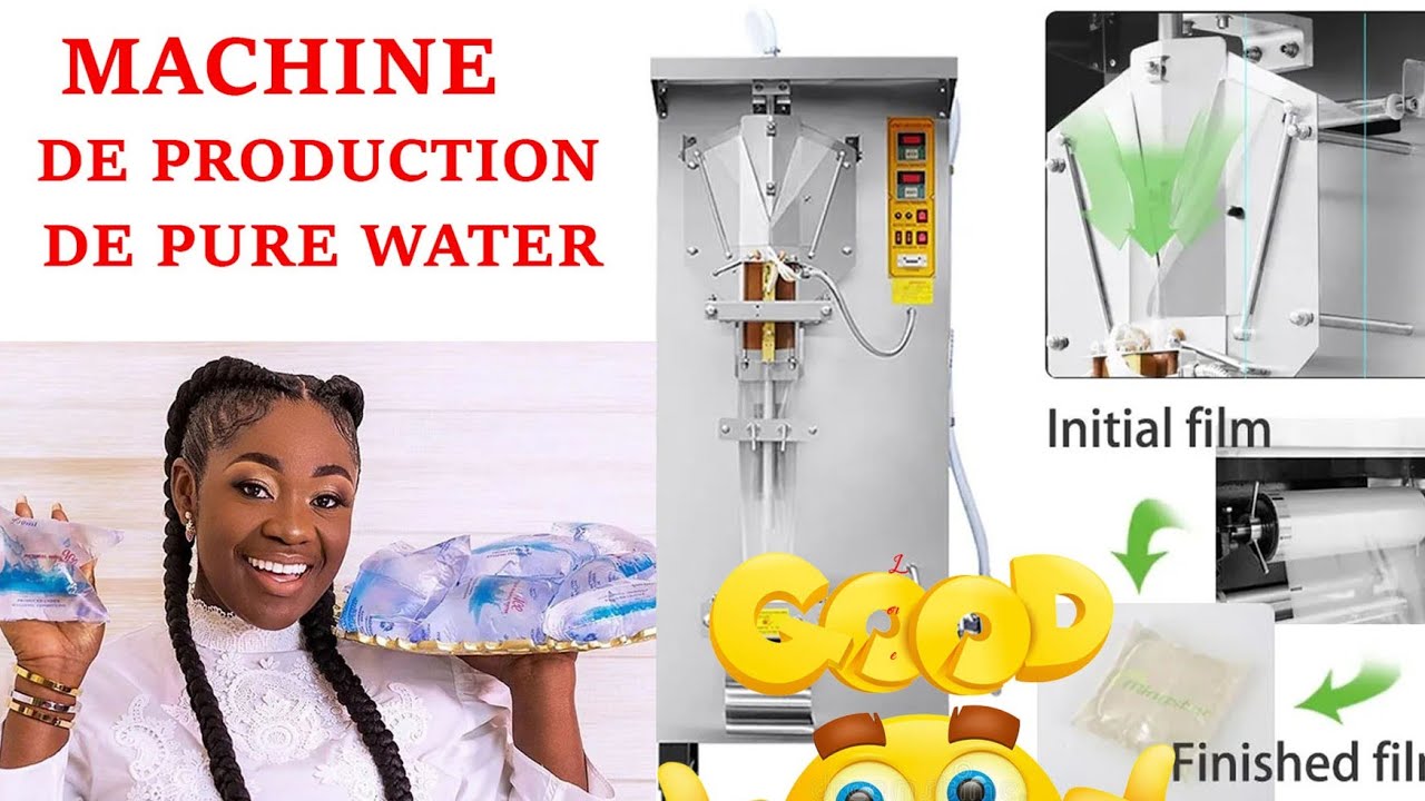 Fabrication de Pure water avec la machine ful automatique - YouTube