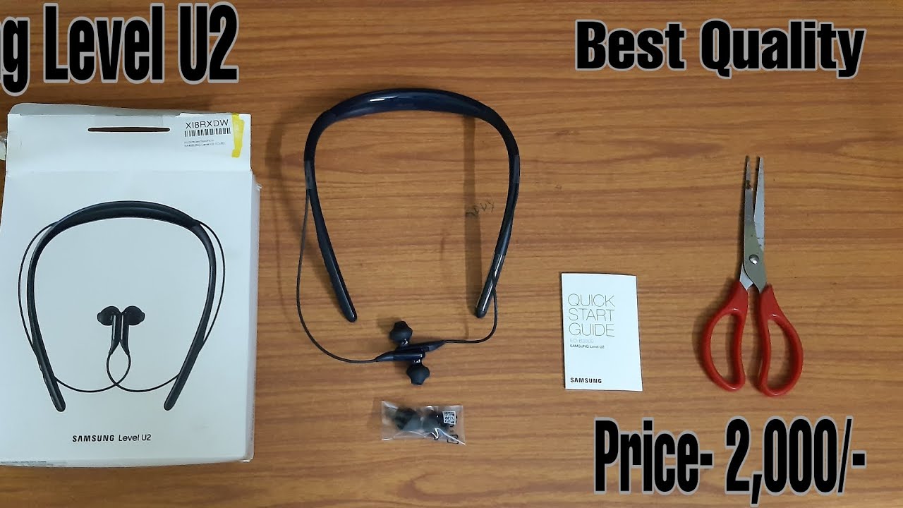 Samsung Level U2 Unboxing| Best Budget Bluetooth Headset| Premium ...