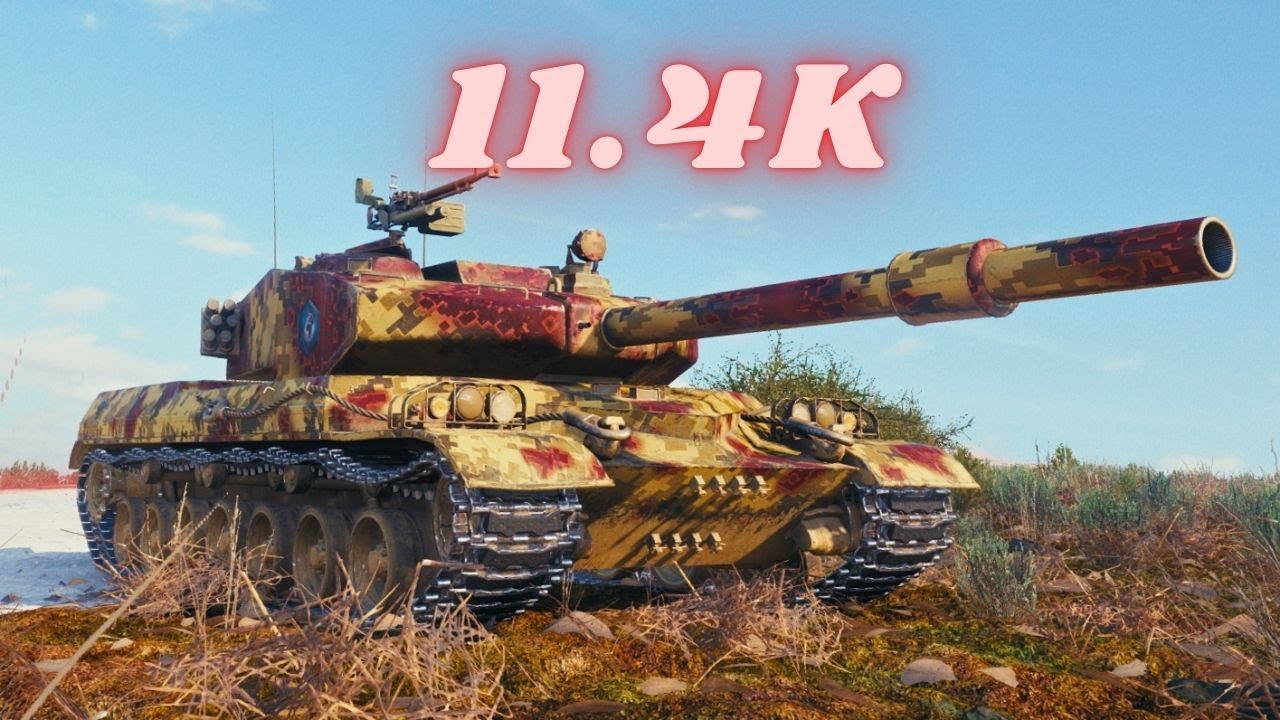 GPT-75 11.4K Damage - World of Tanks #wot - YouTube