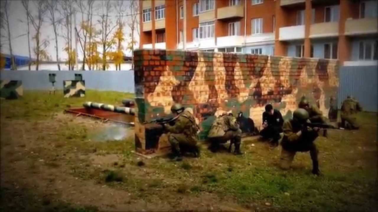 Тактические учения ОМОН \ Russian OMON demonstrated defence and tactic ...