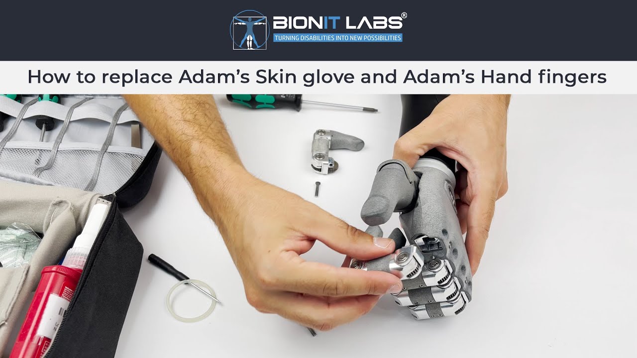 How to replace Adam’s Skin glove and Adam’s hand fingers - YouTube