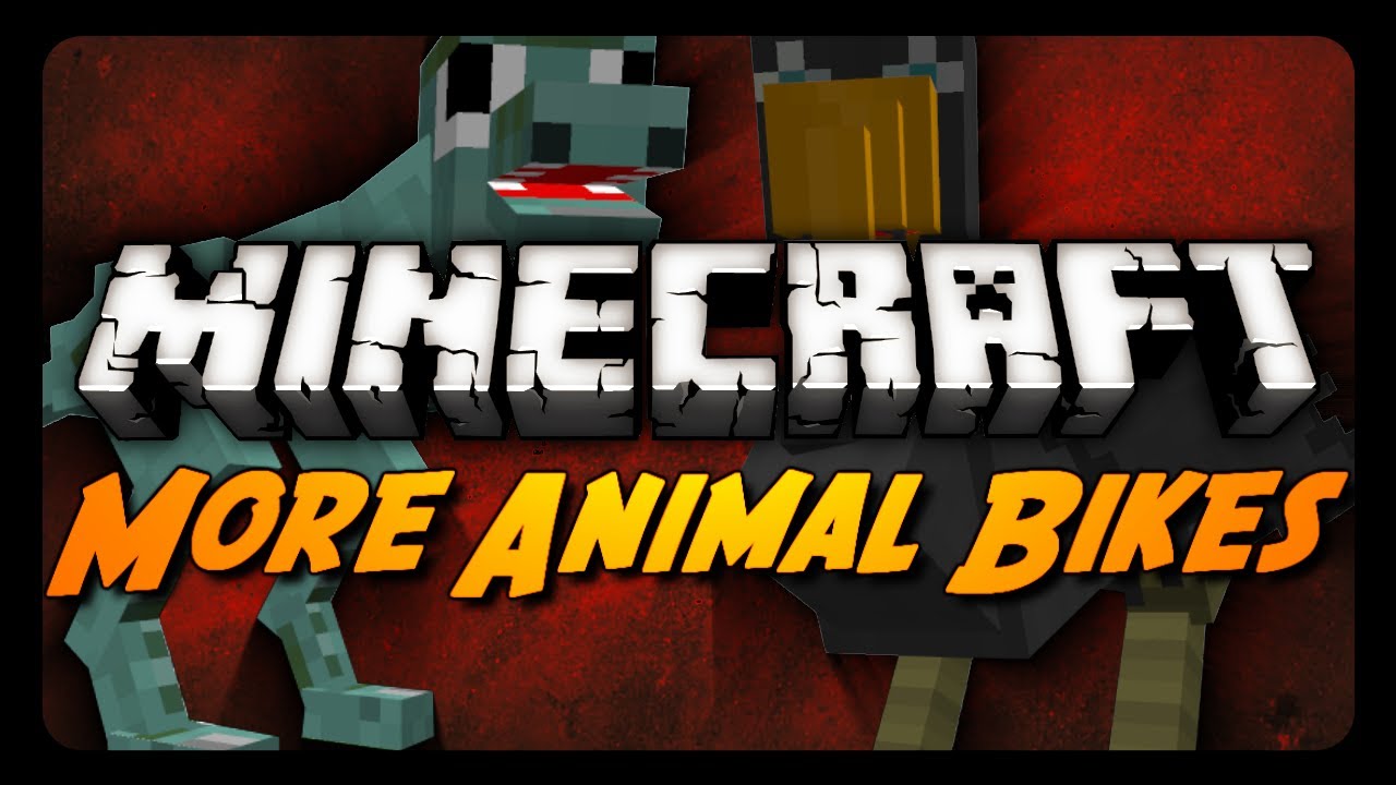 Minecraft Mod Review: ANIMAL BIKES MOD 3! (7 New Bikes!) - YouTube