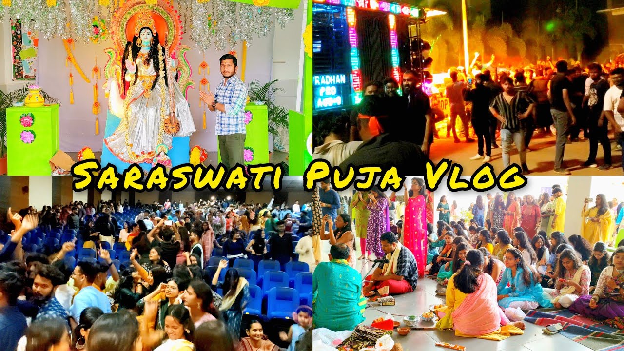 Saraswati Puja Vlog | SOA University Bhubaneswar | College Campus 4 IAS ...