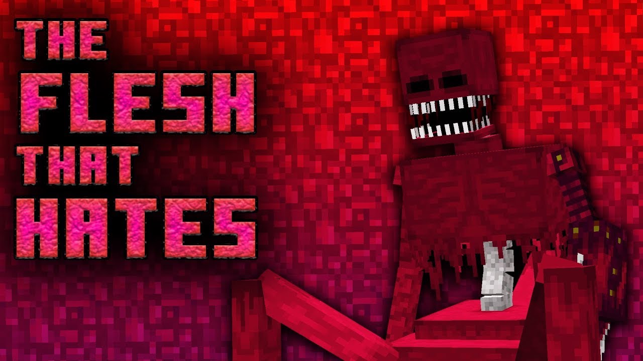 Trying To BEAT The Flesh That Hates And The THING in Minecraft - YouTube