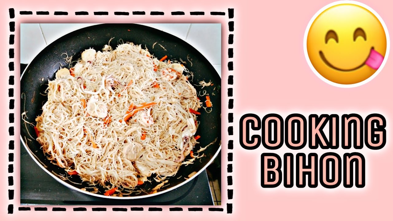Cooking Bihon For Lunch// by jo hubs - YouTube