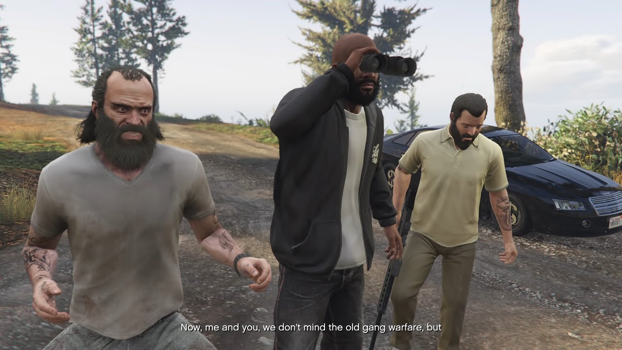 GTA V: TREVOR, MICHAEL, FRANKLIN & LAMAR WENT BALLS TO THE WALLS ALL ...