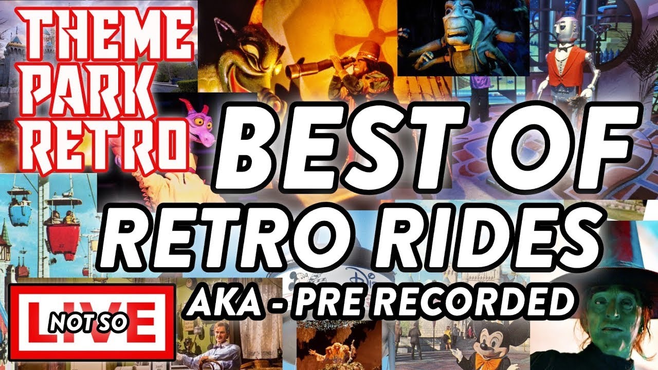 LIVE - Theme Park Retro Best Of Retro Rides #disneyworld #magickingdom ...