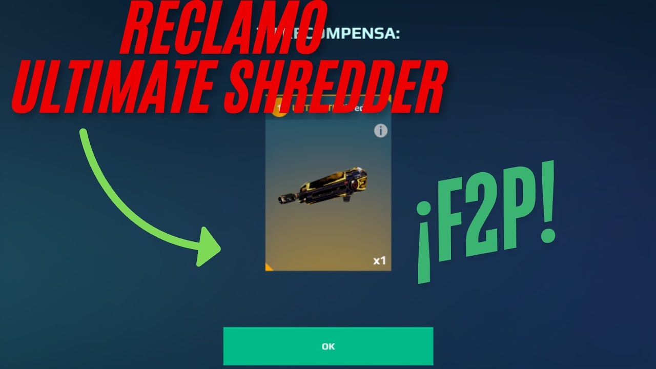 ¡CONSIGO la ARMA ULTIMATE SHREDDER! | War Robots - YouTube