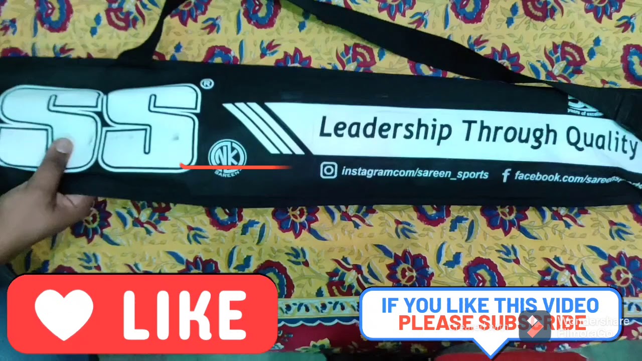 SS IKON kashmir Willow cricket bat. - YouTube