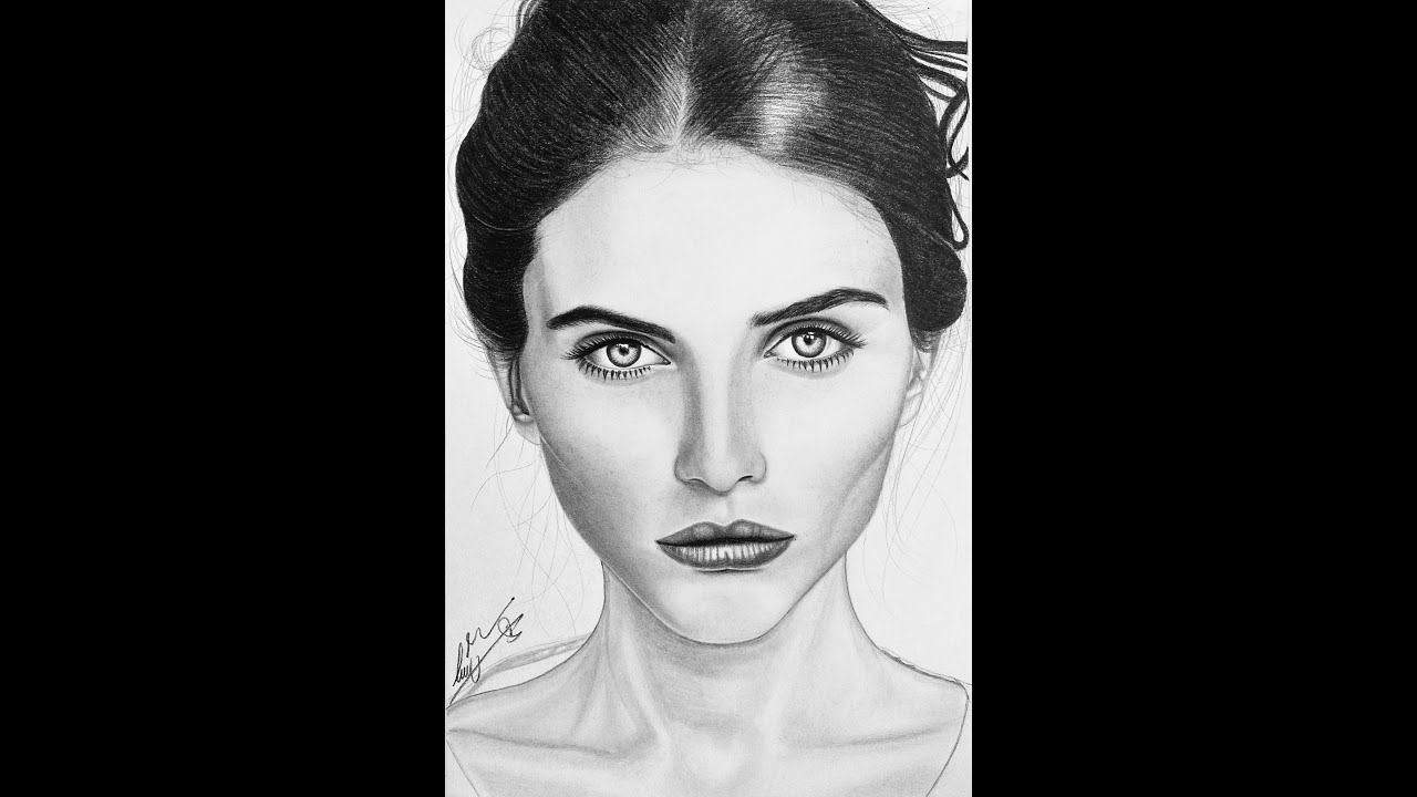 how to draw a smooth skin face | quick sketch tutorial | pencil drawing ...