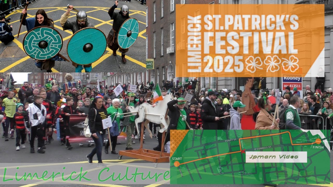 Limerick St Patrick's Day Parade 2025 4K - YouTube