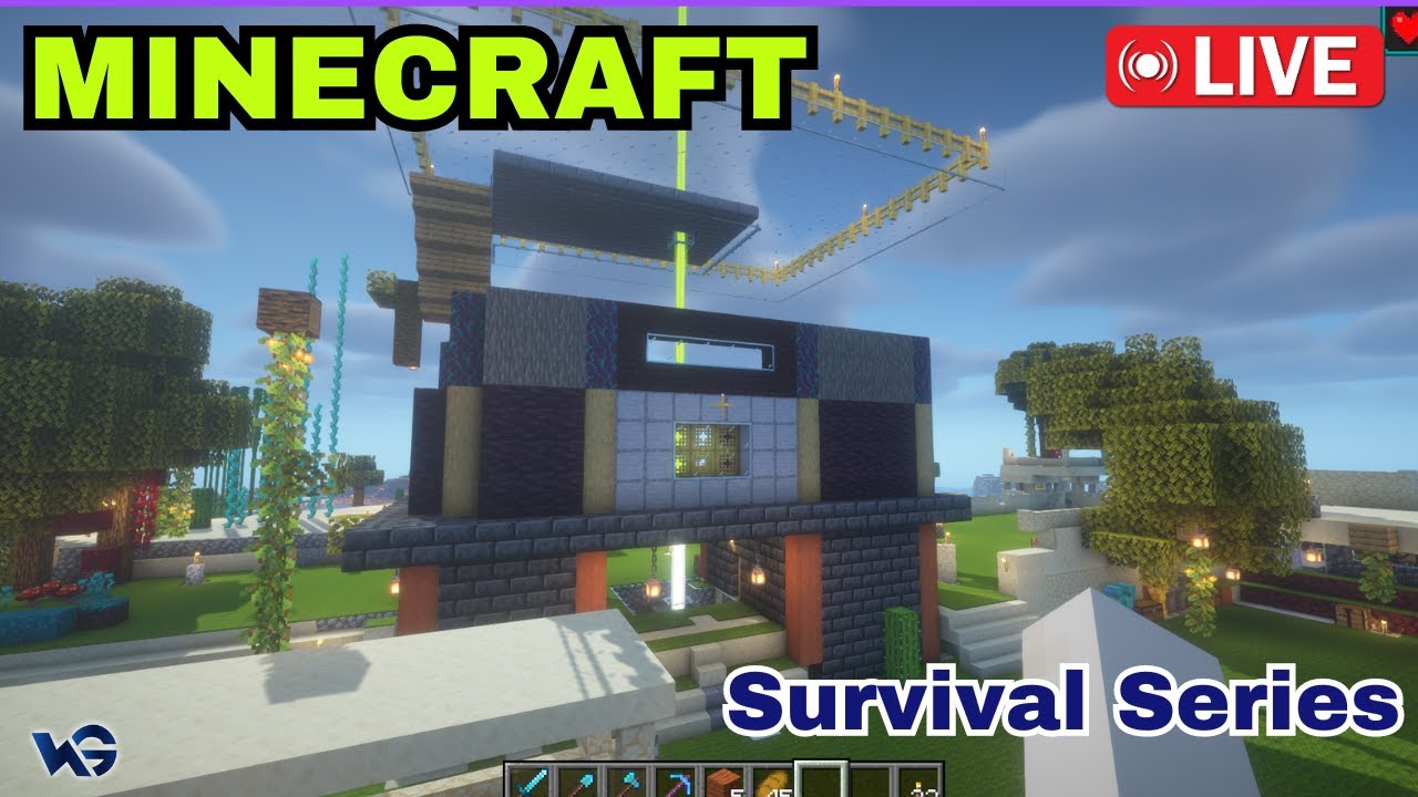 Survival Series Day 58 | Mining Day | Minecraft survival Live stream ...