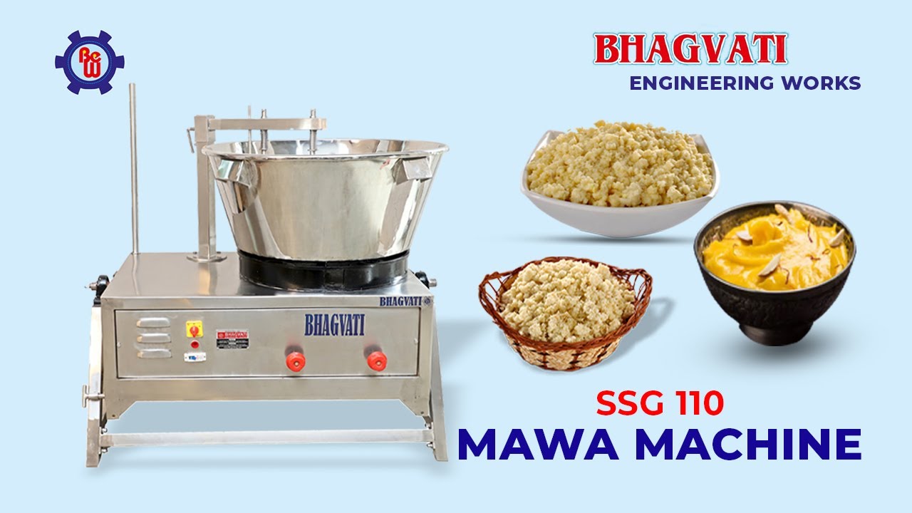 Mava/khova Rabdi basundi machine Bhagwati eng works Talaja - YouTube