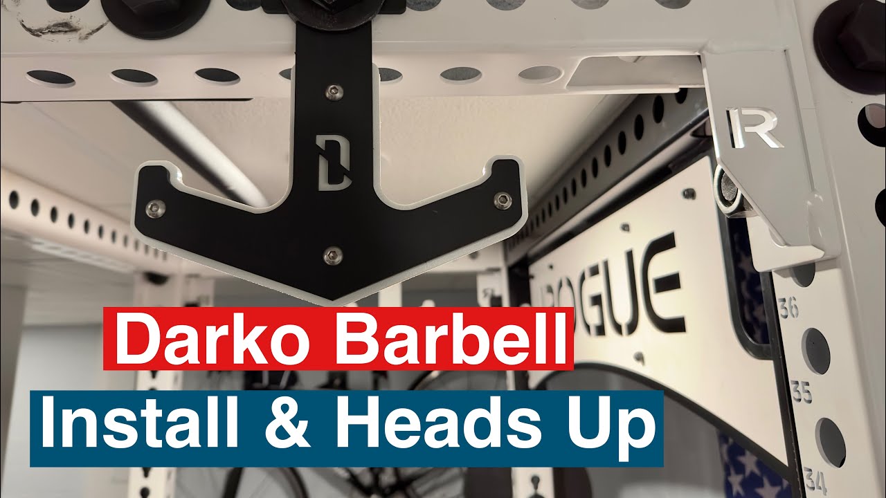 Darko Barbell Storage Mini Review | Install, Space Saving, Convenient ...