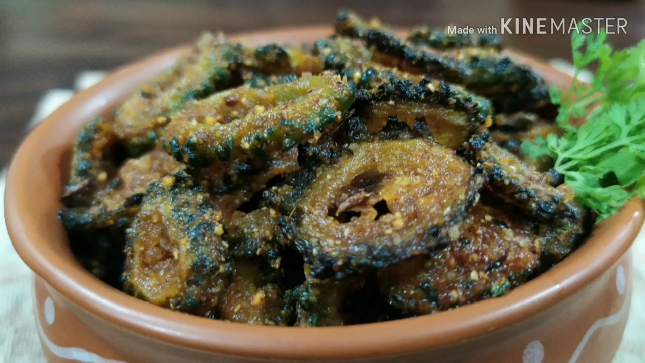 Karela fry || Kakarikaya veppudu - YouTube