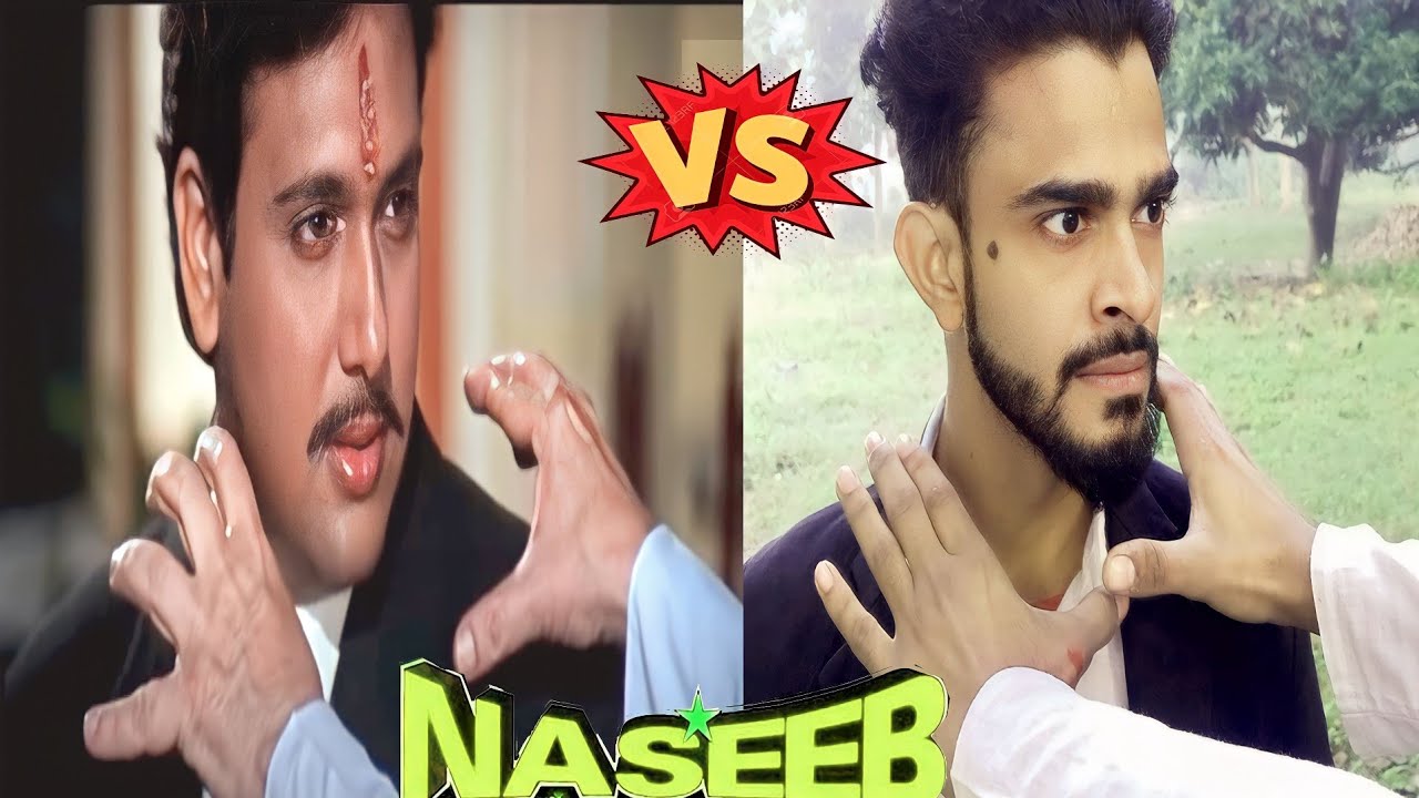 Naseeb Movie || Govinda, Kader Khan, || Naseeb Movie Best Scene ...