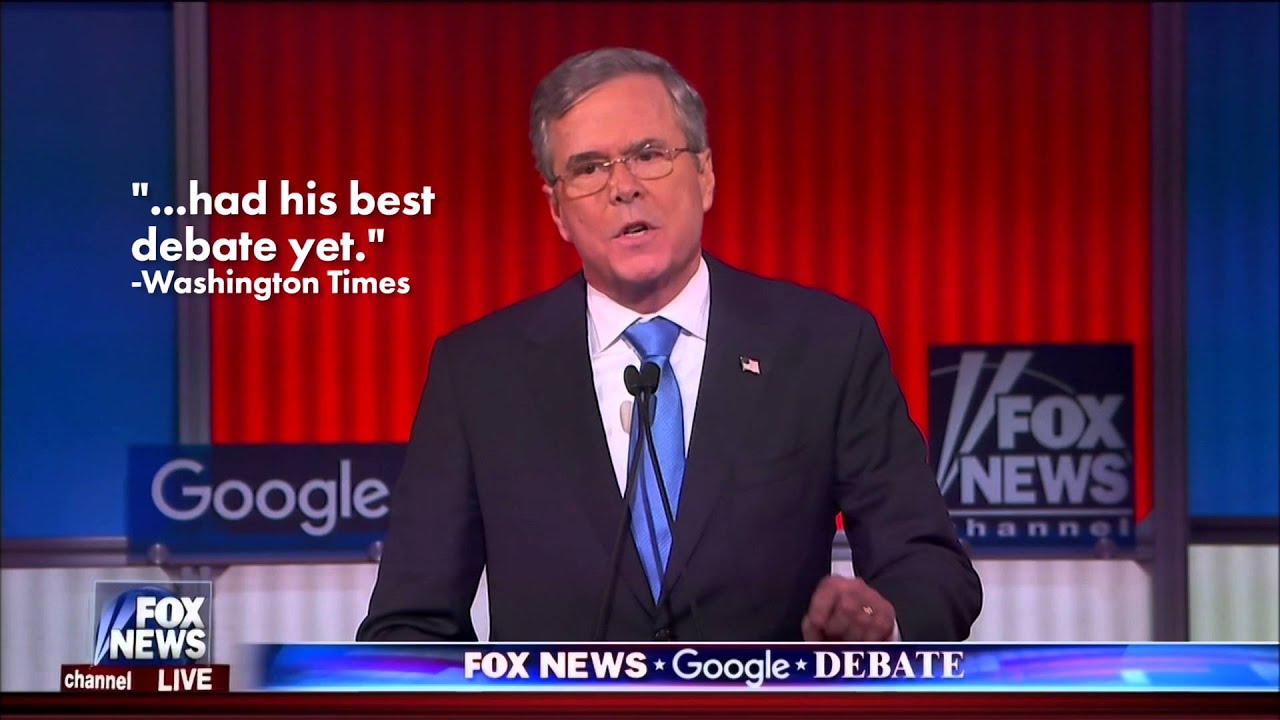 Jeb Wins Iowa Debate - YouTube