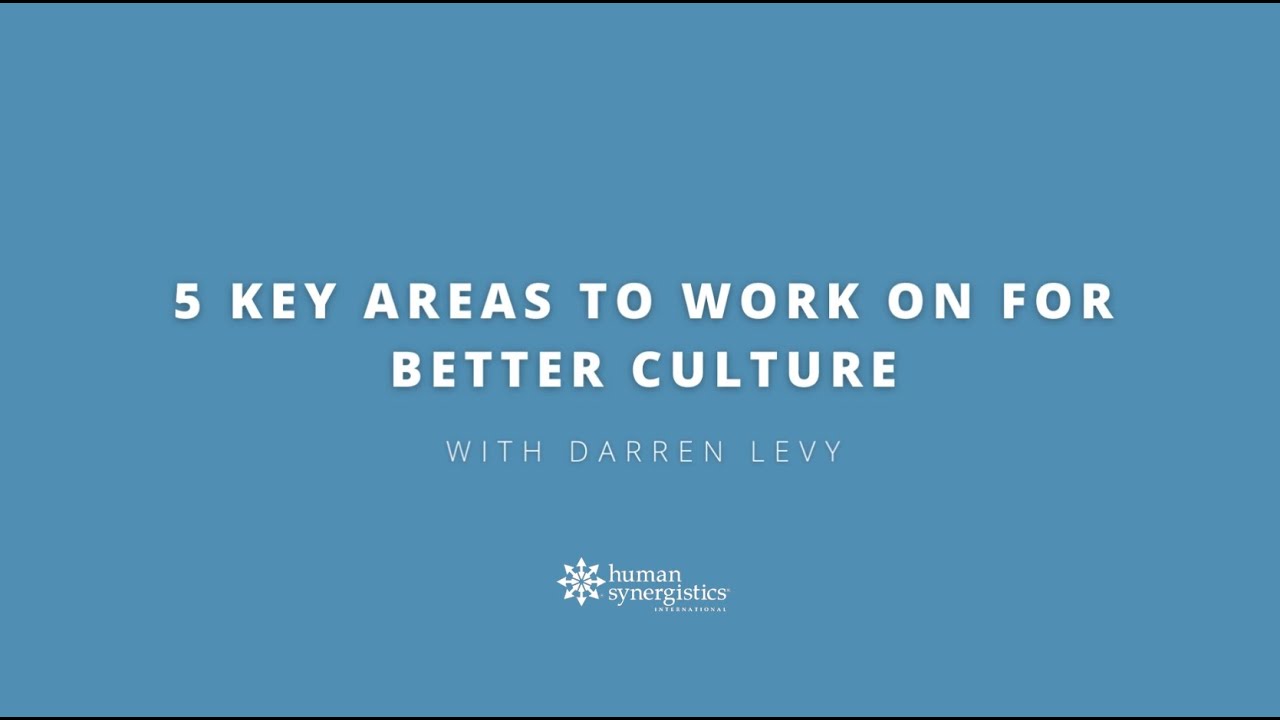 How to create a better culture with Darren Levy - YouTube