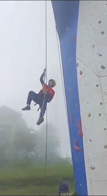 17/06/2022 Late post Aapda Mitra basic training Rappelling practical Chemchey - YouTube