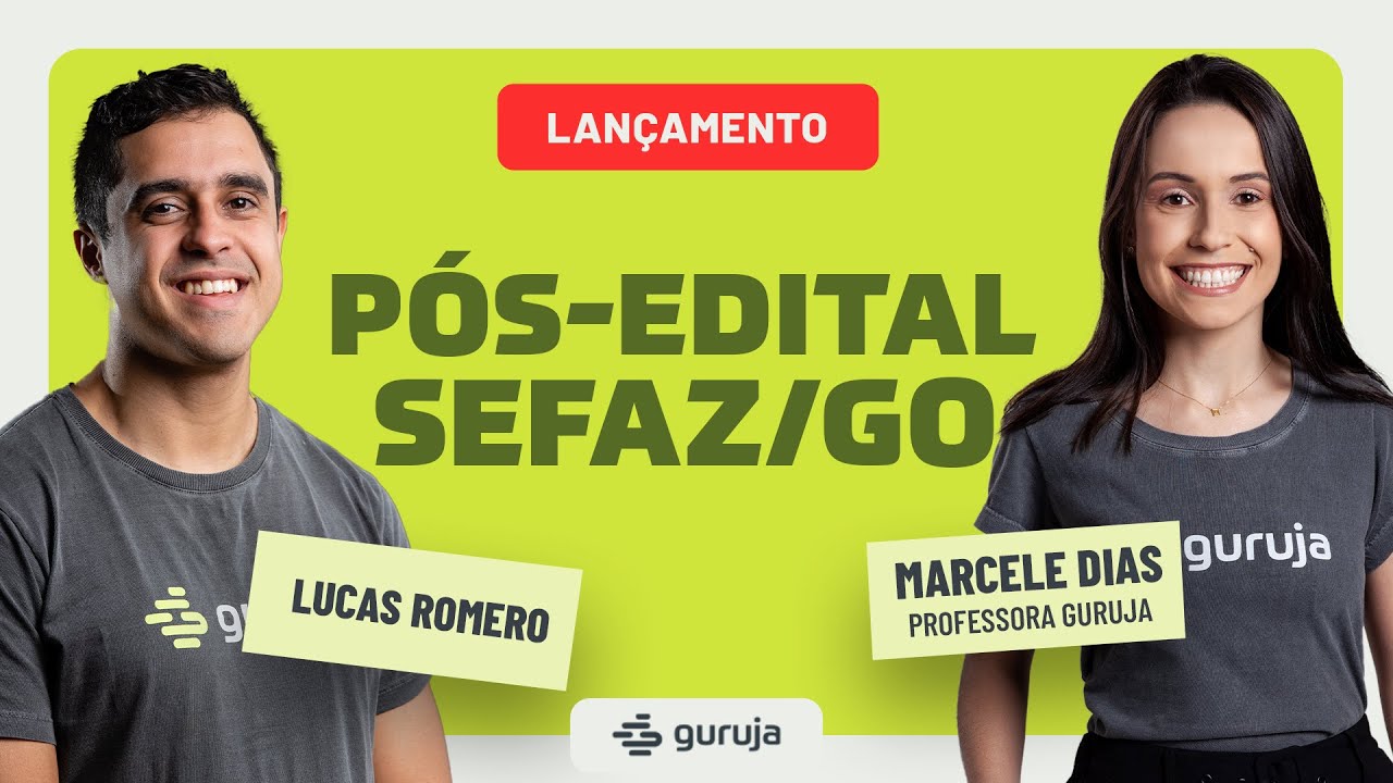 SEFAZ/GO: Lançamento do pós-edital! - YouTube