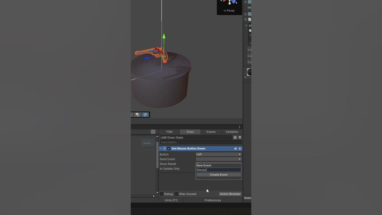 Create Object Mouse Look in Unity #shorts #unity3d #unity #gamedev #roblox #tutorial #unitytips ...