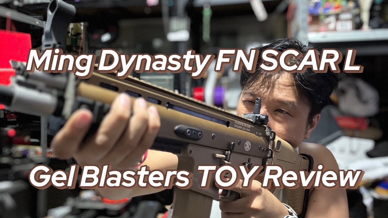Ming Dynasty FN SCAR L Gel Blasters TOY Review #jomarx - YouTube