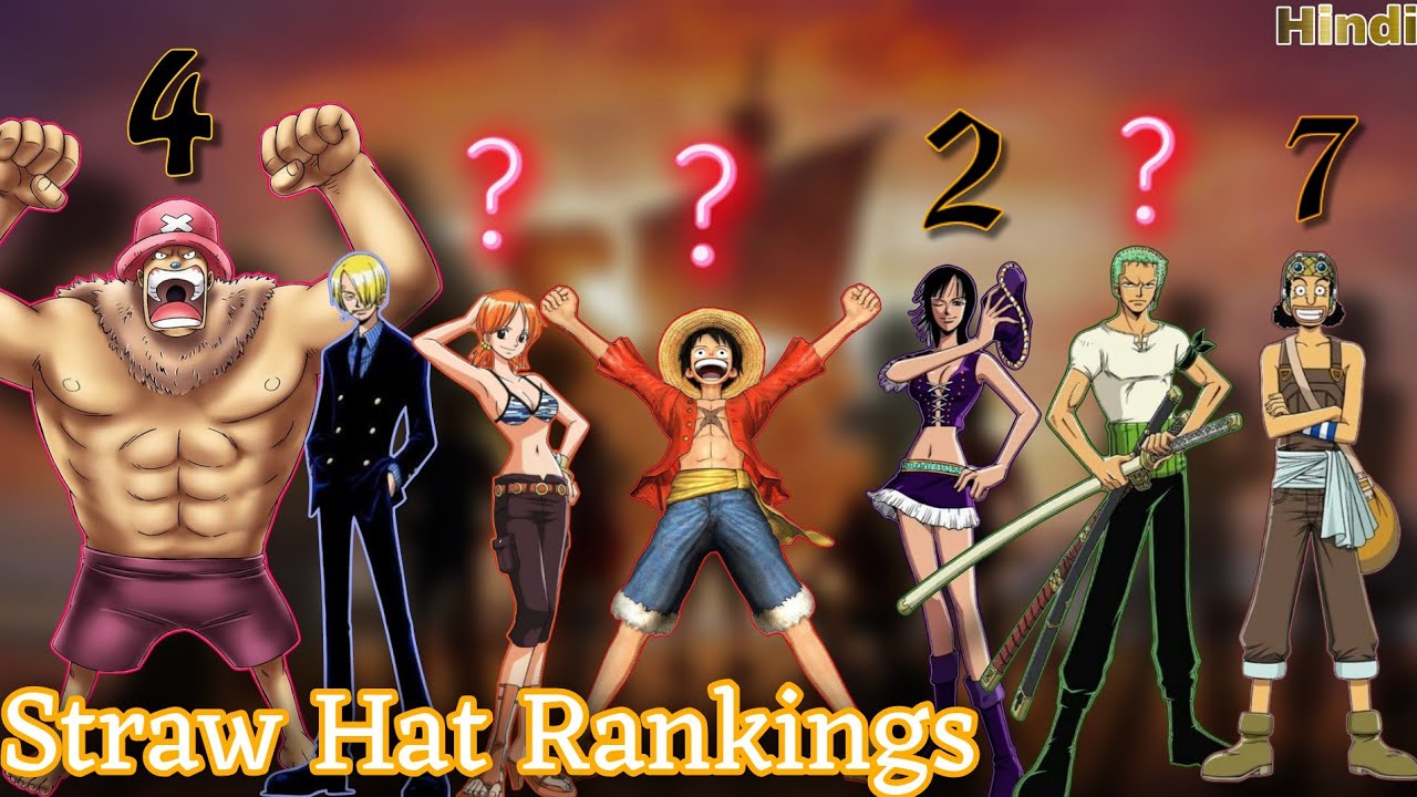 Straw Hat pirate rankings/ Top 7 Powerful luffy crew members #onepiece ...